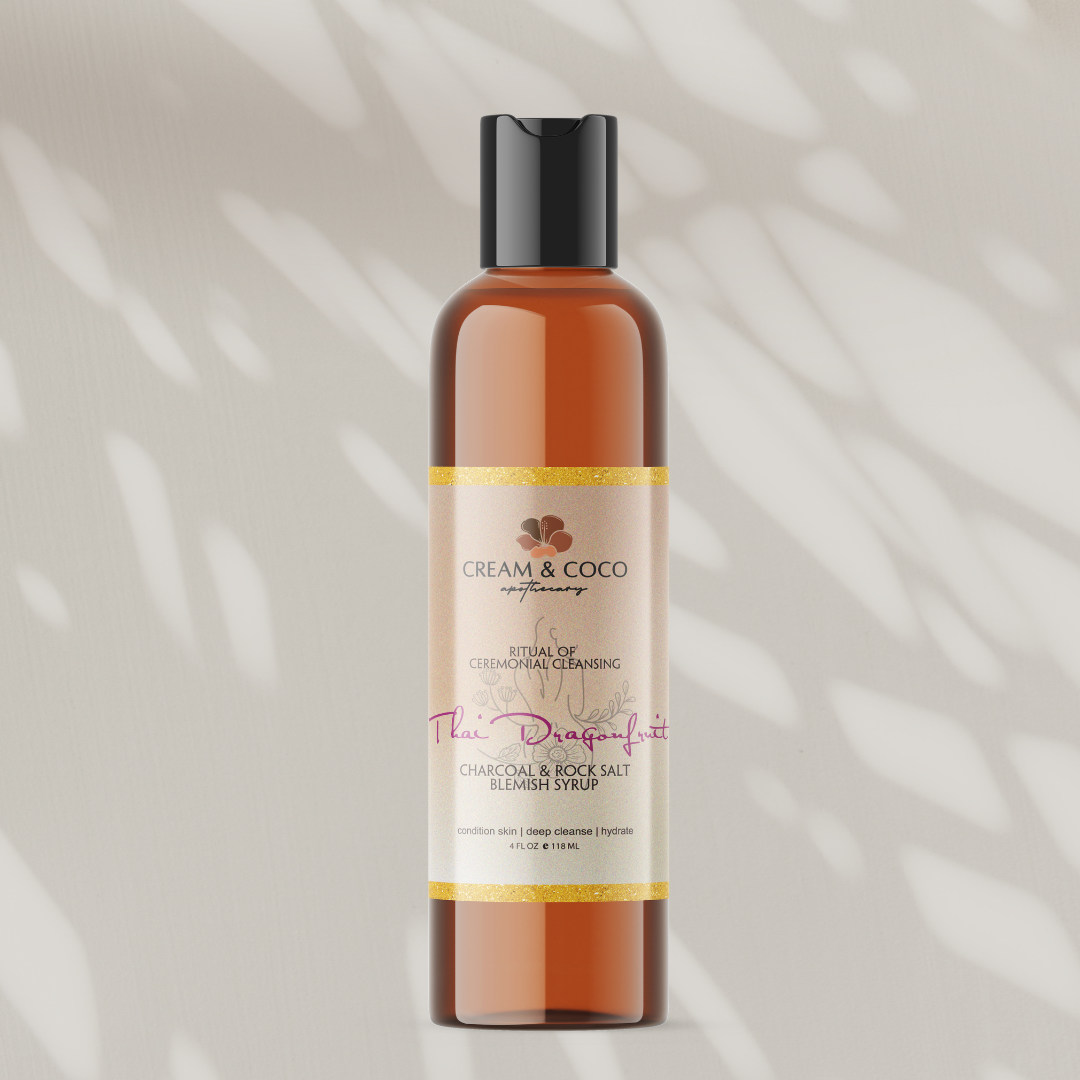 Thai Dragonfruit Charcoal & Rock Salt Blemish Syrup – Skin to Within ...
